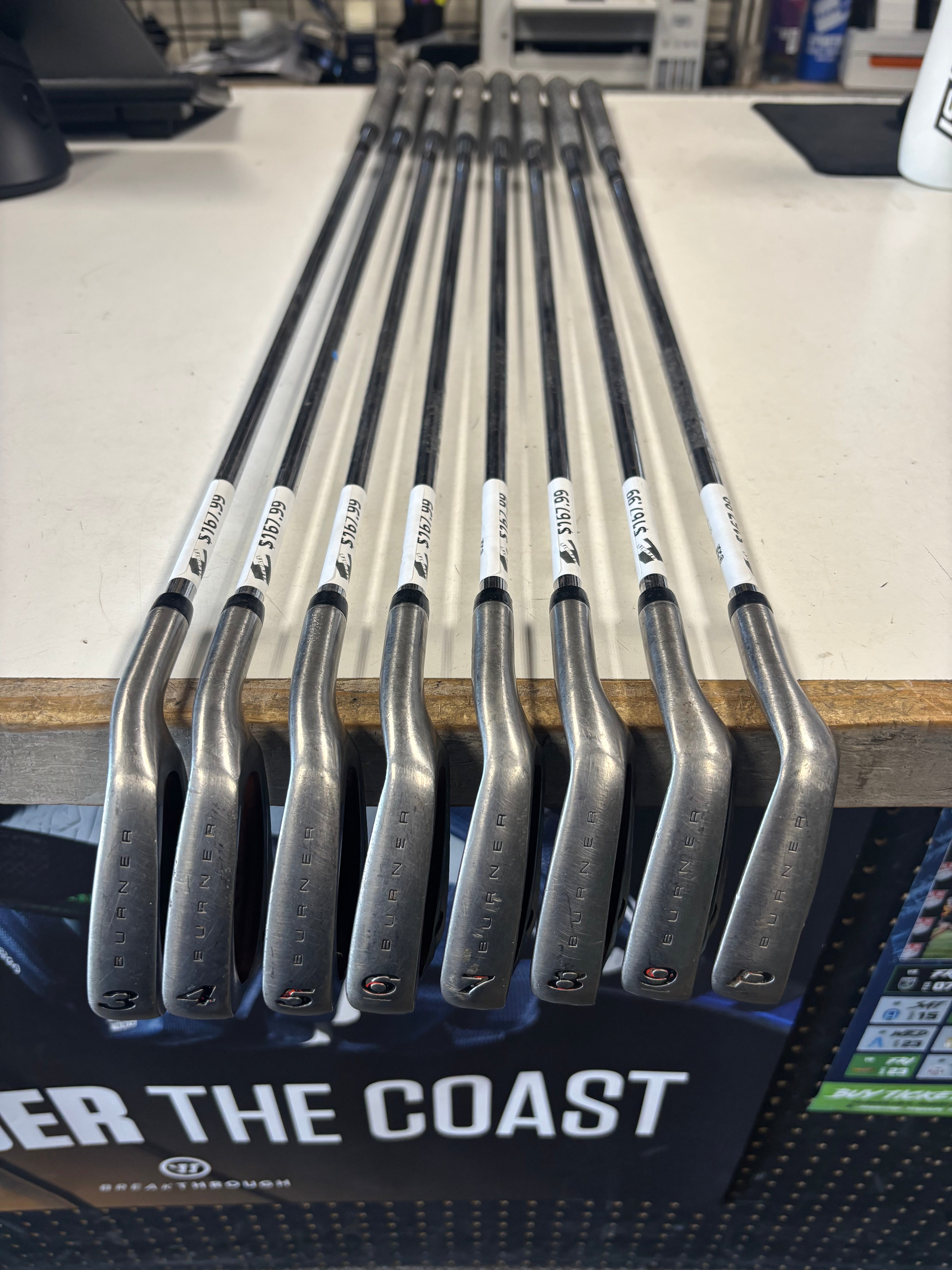 Used TaylorMade Burner Oversize RH Golf Irons Set – ELEVATESPORTING