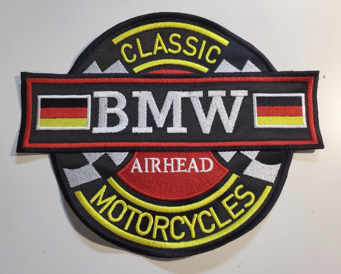 BMW Airhead Classic Motorcycles Embroidery Patch – ELEVATESPORTING