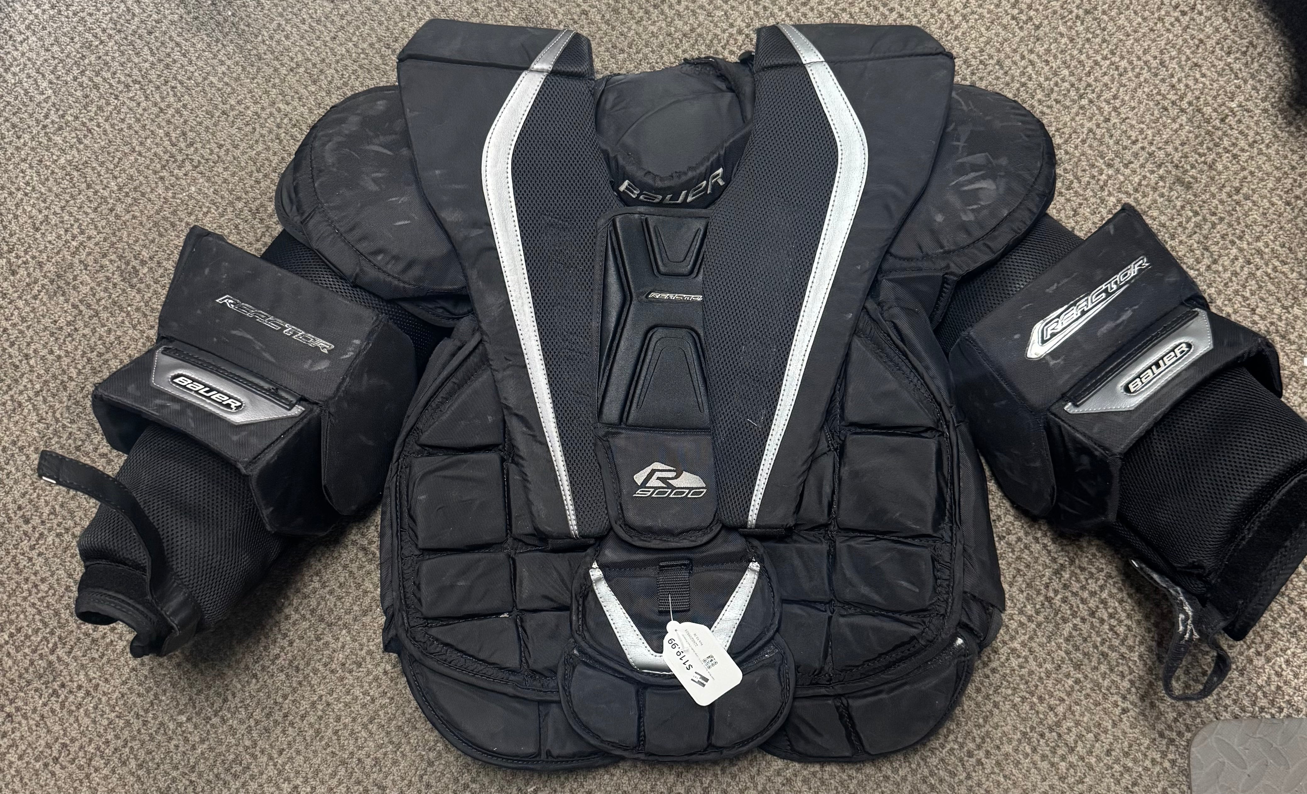 Used Bauer Reactor 9000 Sr. Large Goalie Chest Protector – ELEVATESPORTING